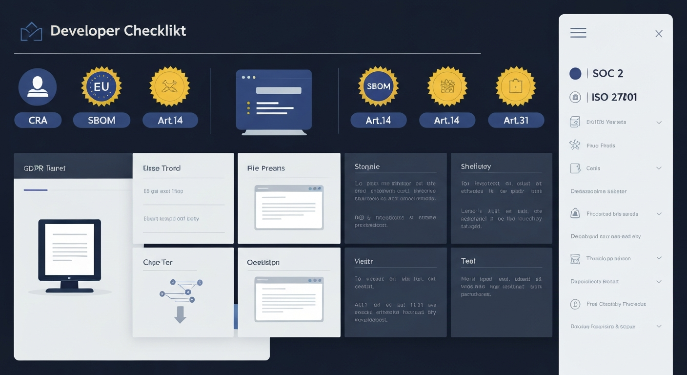 CRA SBOM Compliance Checklist 2026: The Complete Developer Guide ...